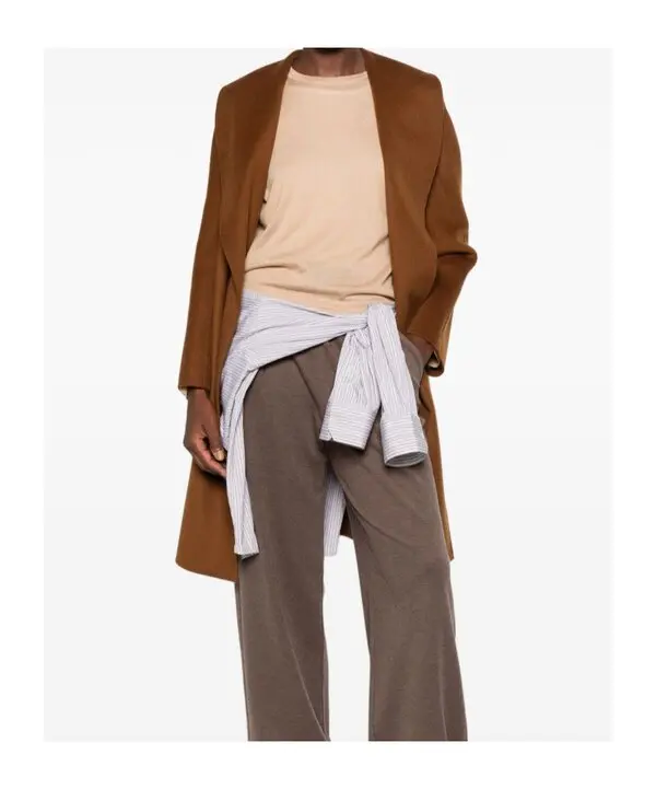 Max Mara Collared Long-sleeved Coat