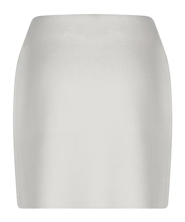 Fabiana Filippi Wool Skirt With Ribbed Details