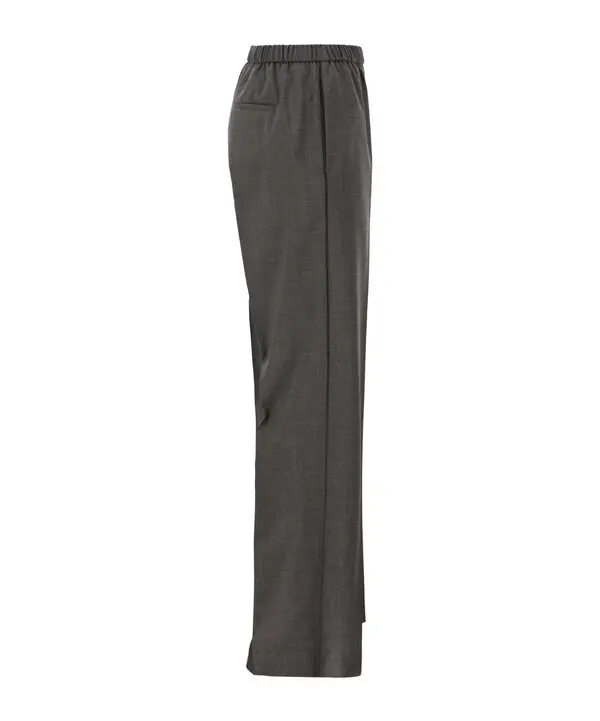 Peserico Elastic Waist Casual Pants