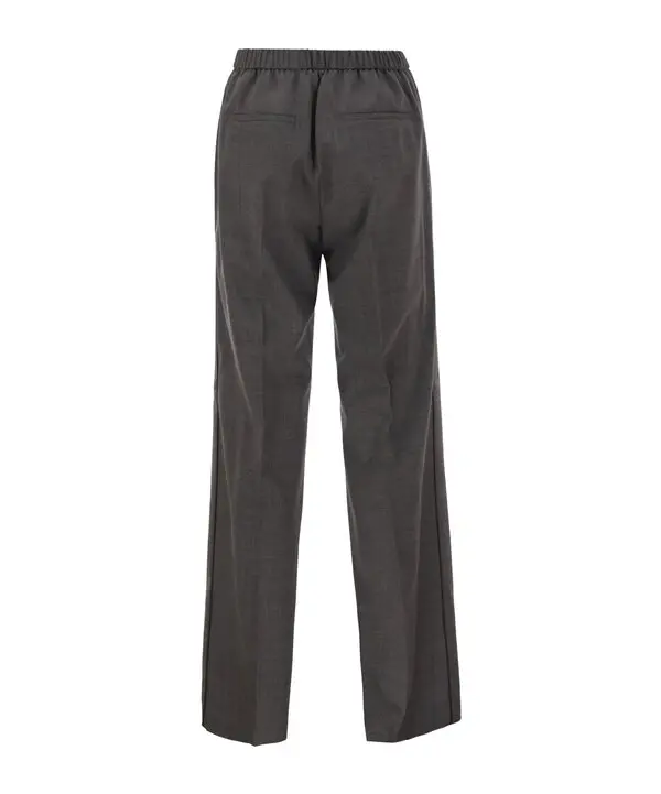 Peserico Elastic Waist Casual Pants