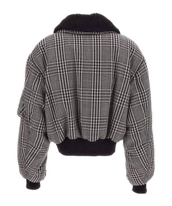 Stella McCartney Checked Bomber Jacket