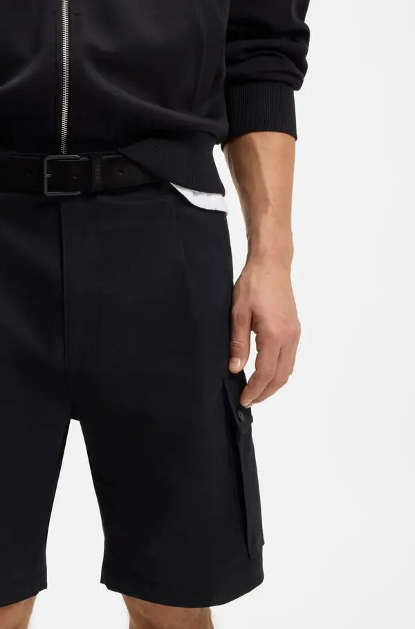 Hugo Boss Suede Belt With Pin Buckle