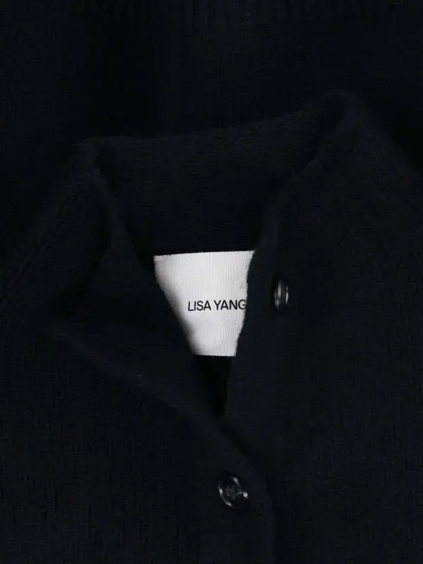 LISA YANG Crew Neck Cardigan