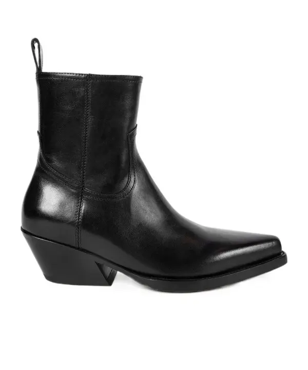 ANN DEMEULEMEESTER Imme Pointed-toe Ankle Boots