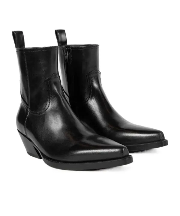 ANN DEMEULEMEESTER Imme Pointed-toe Ankle Boots