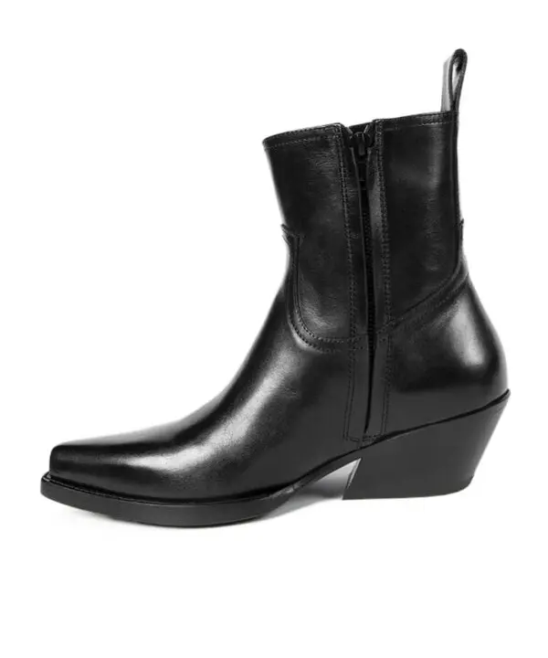 ANN DEMEULEMEESTER Imme Pointed-toe Ankle Boots