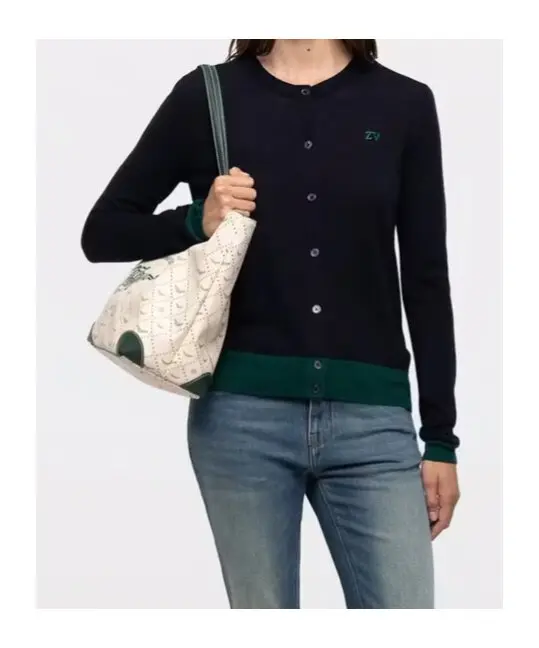 Zadig&Voltaire Missya Logo-embroidered Cardigan