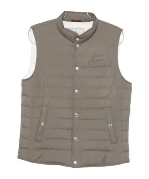 Brunello Cucinelli Quilted Sleeveless Gilet - Grey