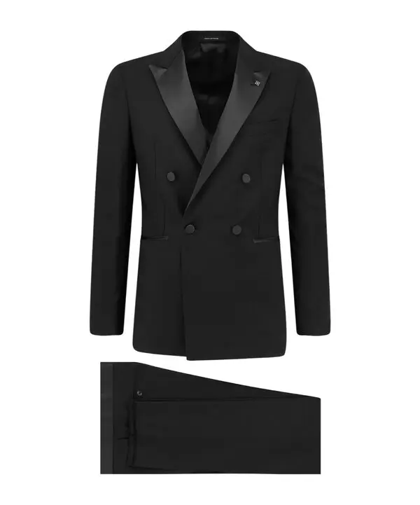 Tagliatore Diona Double-breasted Suit - Black