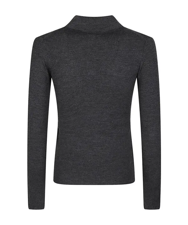 P.a.r.o.s.h Long Polo Neck Long Sleeve Sweater
