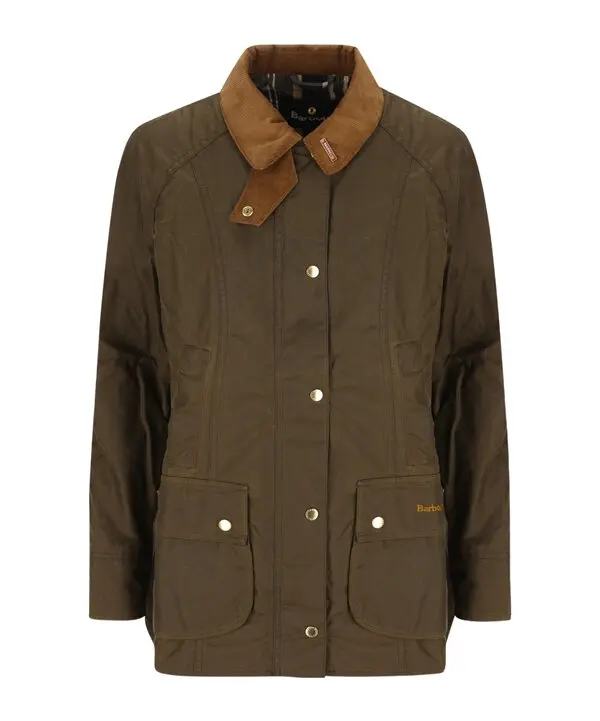 Barbour Cord Collar Utility Jacket - Brown