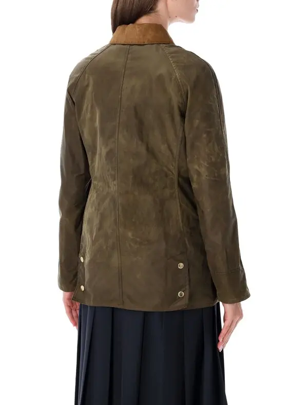 Barbour Cord Collar Utility Jacket - Brown