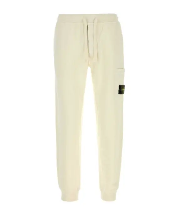 Stone Island Elastic-waist Athletic Pants - Ivory