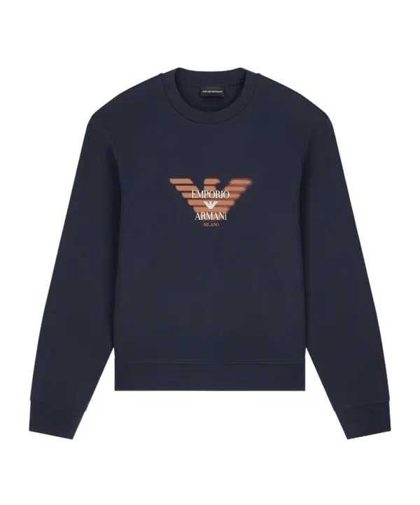 Emporio Armani Double Jersey Sweatshirt With Logo