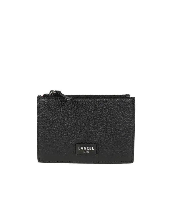 LANCEL Ninon De Large Zip Credit Card Holder - Black