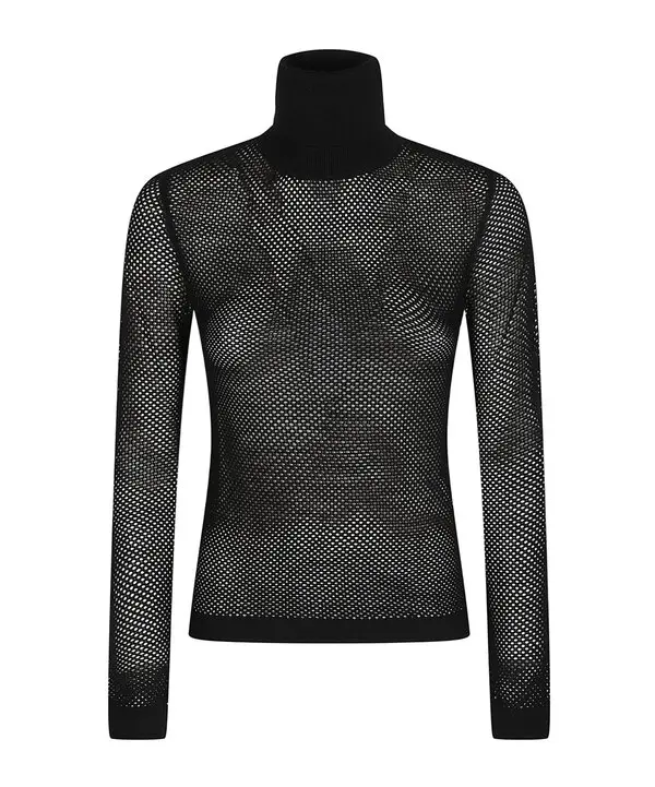 P.a.r.o.s.h Lanet Turtle Neck Long Sleeve Sweater - Black
