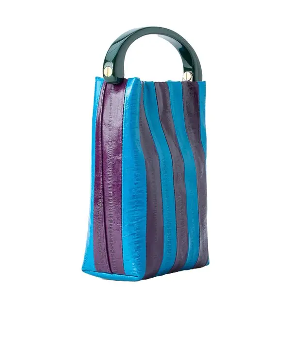 Dries Van Noten Striped Handle Handbag