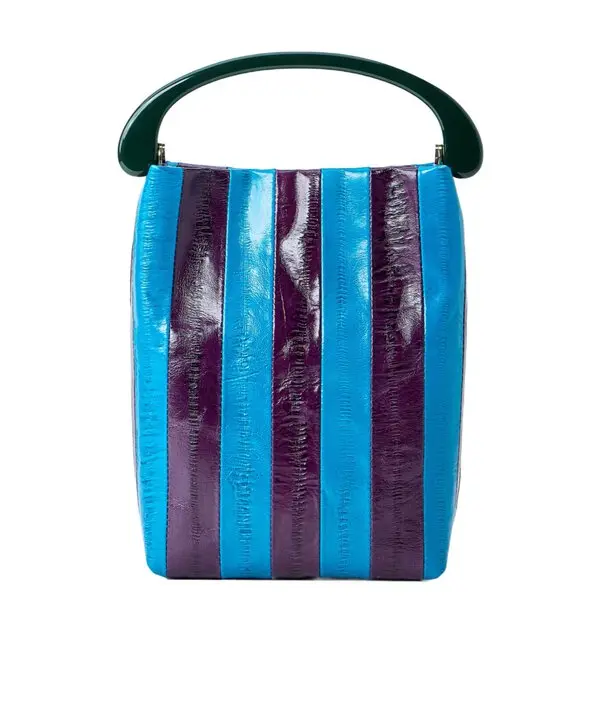 Dries Van Noten Striped Handle Handbag