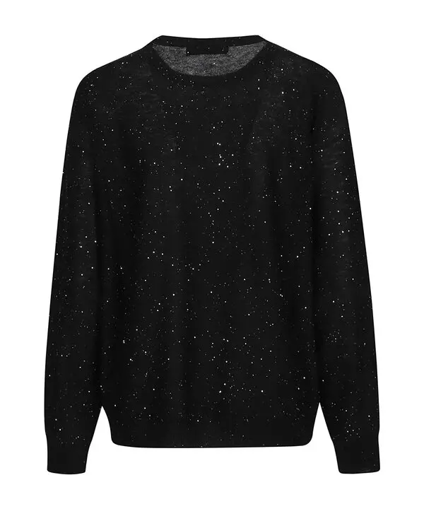 Fabiana Filippi Crew Neck Sweater With Ribbed Details