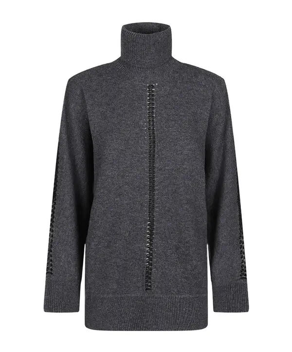 P.a.r.o.s.h Liller Turtle Neck Long Sleeve Sweater - Black