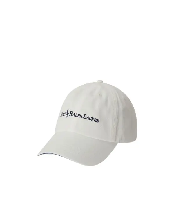 Polo Ralph Lauren Logo Embroidered Cap - White