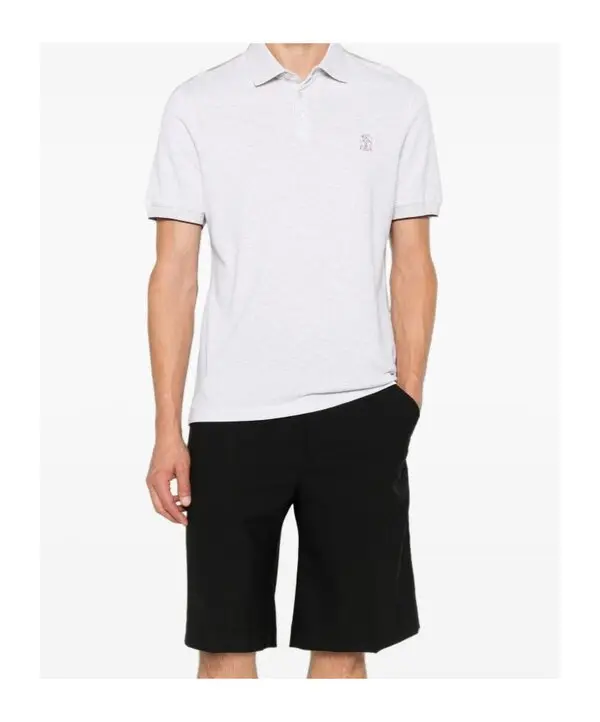Brunello Cucinelli Short-sleeved Polo Shirt