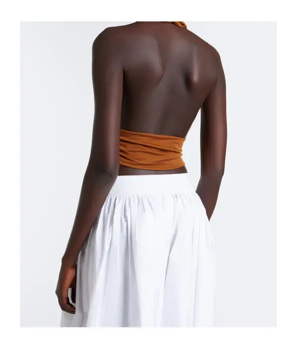 Christopher Esber Scarf Halterneck Jersey Top