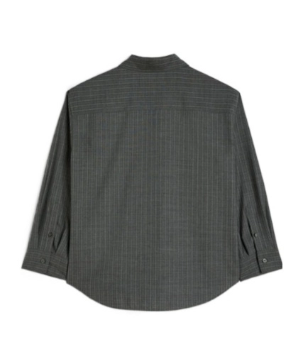 JIL SANDER Pinstripe-pattern Cropped Shirt - Koala