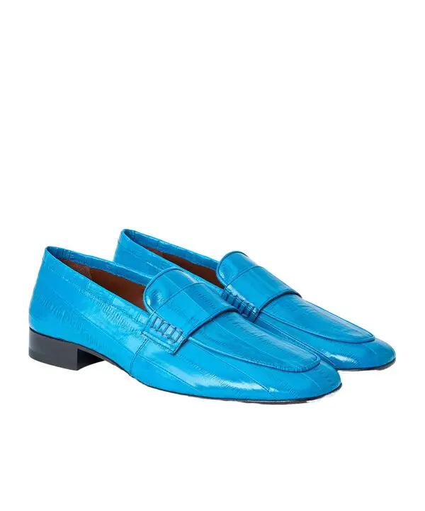 Dries Van Noten Croc-embossed Leather Loafers