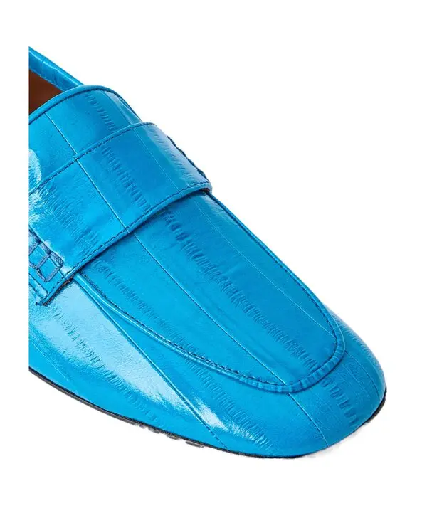 Dries Van Noten Croc-embossed Leather Loafers