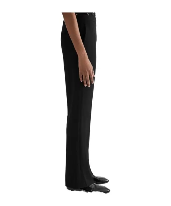 JIL SANDER Wool Sablé Tailored Trousers