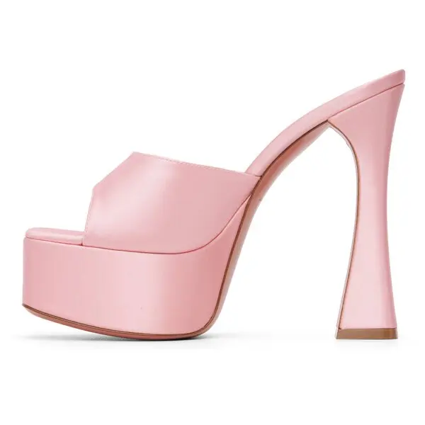Amina Muaddi Dalida Plateau Slipper 140 High-heeled Sandals