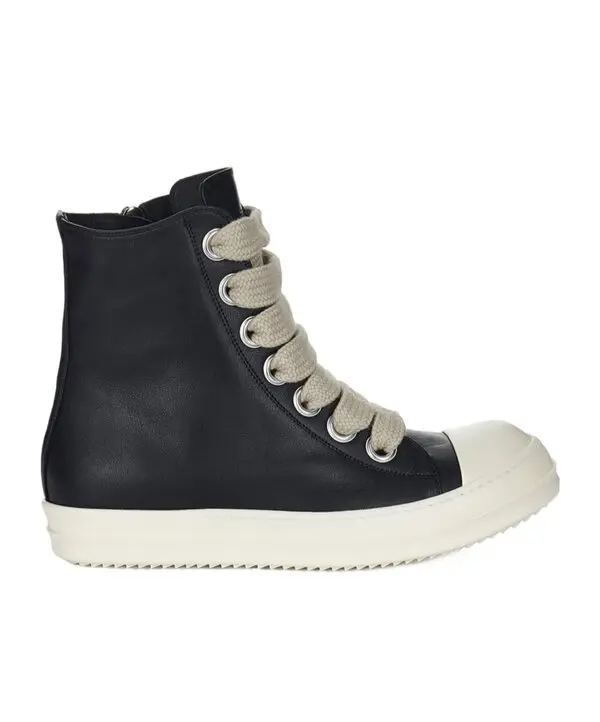 Rick Owens Jumbolace Sneakers - Black/off-white