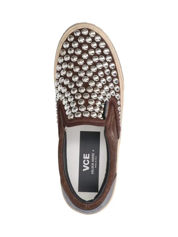 GOLDEN GOOSE Embellished Slip-on Sneakers
