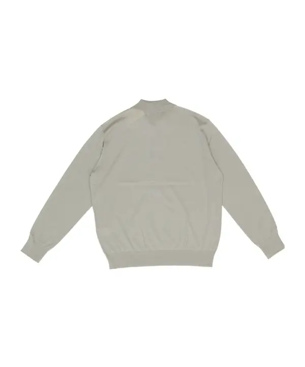 Dries Van Noten Muano Long-sleeved Polo Shirt - Nude