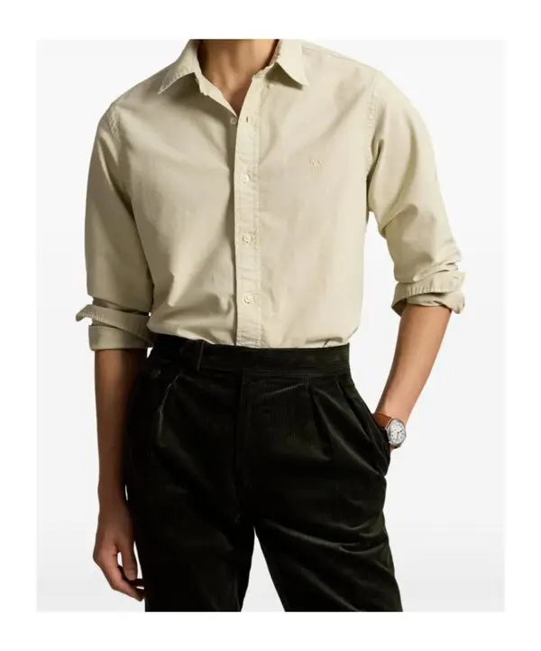 Polo Ralph Lauren Garment-dyed Oxford Shirt - Nude