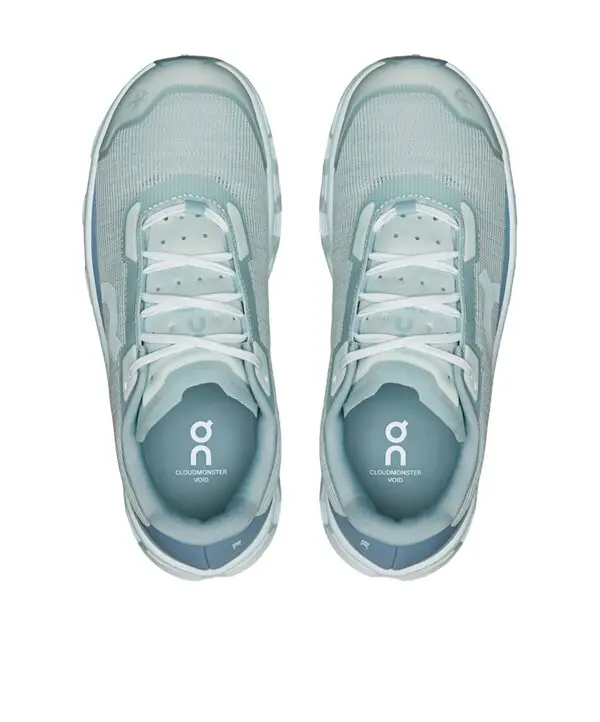 On Cloudmonster Mesh Running Sneakers - Streams Iceberg
