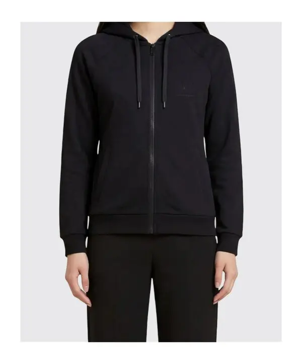 Armani Exchange Rhinestone-embellished Zip-up Hoodie