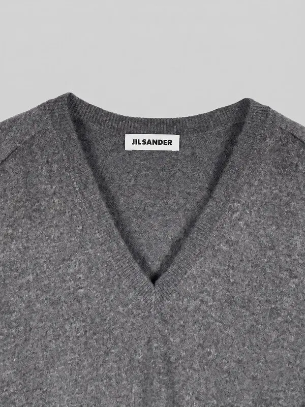 JIL SANDER Cut-out V-neck Sweater