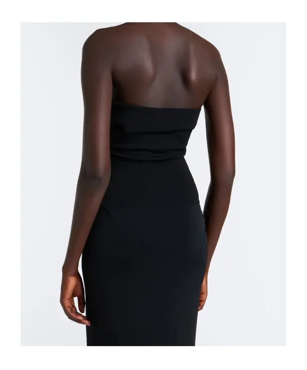 Christopher Esber Salacia Ribbed-knit Jersey Top