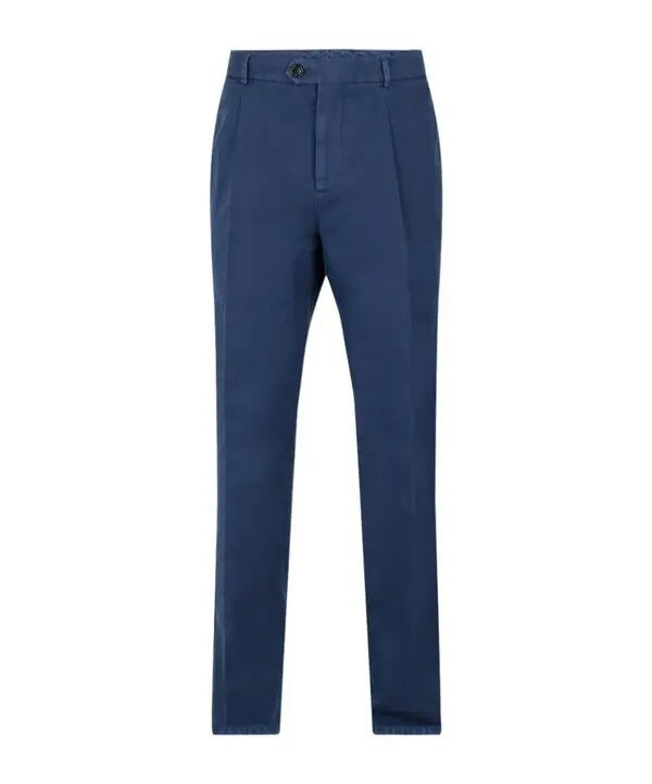 Brunello Cucinelli Casual Pants With Belt Loops - Blue
