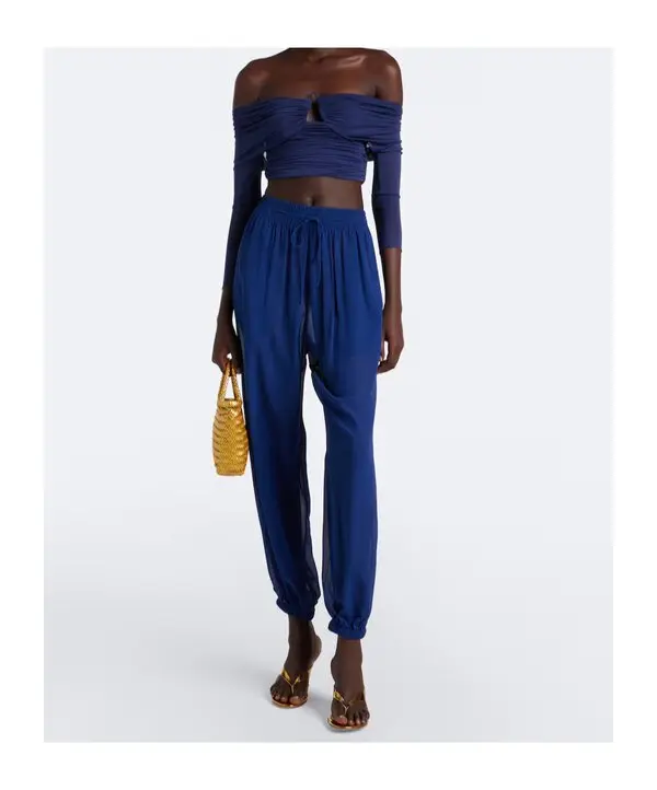 Christopher Esber Marin Draped Off-shoulder Top