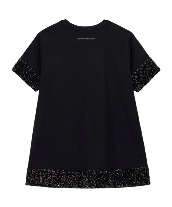 Emporio Armani Embellished Short-sleeve Jumper