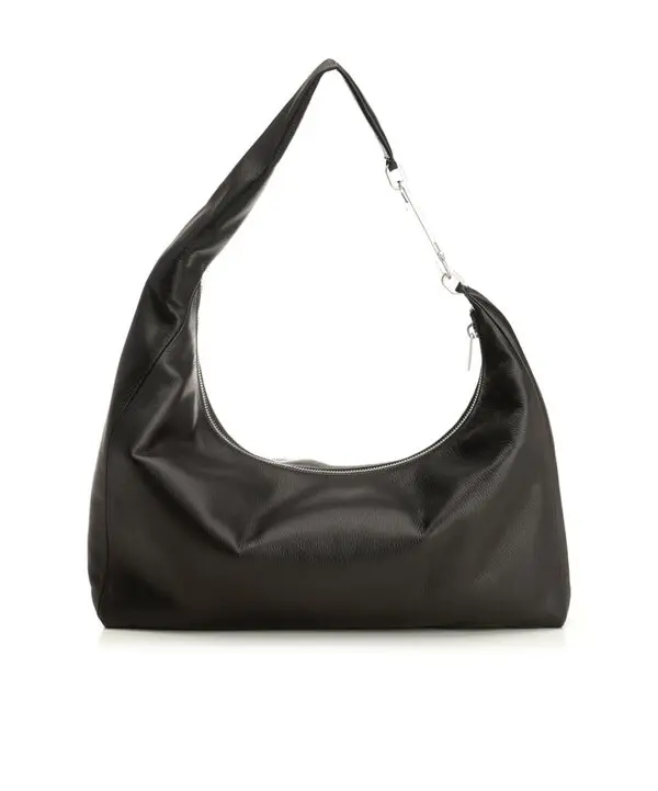 Rick Owens Cropped Gemini Shoulder Bag - Black