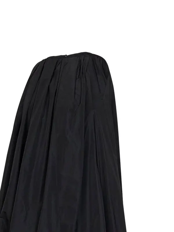 JIL SANDER Sleeveless Pleated Draped Maxi Dress
