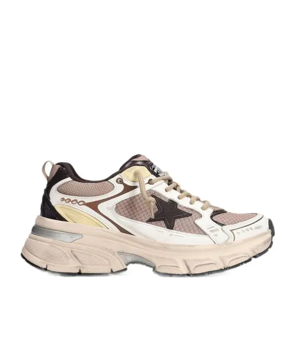 GOLDEN GOOSE Light Star Lace-up Sneakers - White