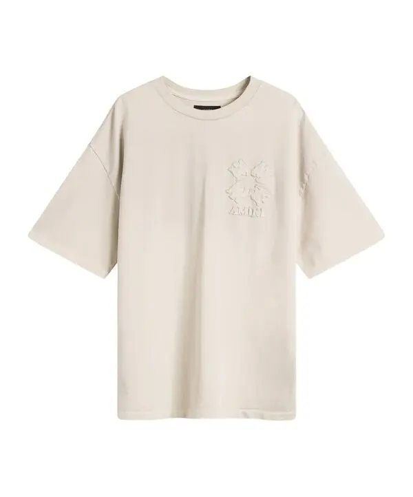 Amiri Embroidered Short-sleeve T-shirt - Ivory