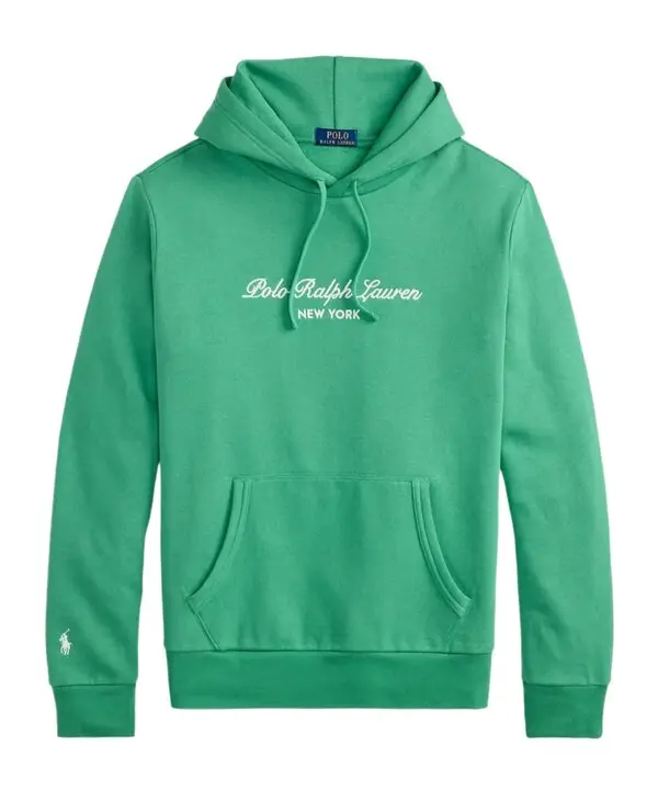 Polo Ralph Lauren Logo-embroidered Hoodie - Green