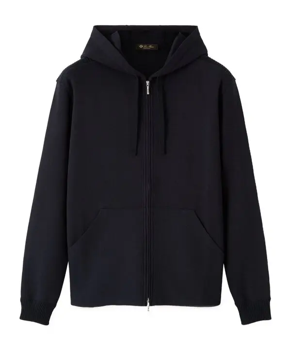 Loro Piana Whitney Bomber Jacket - Navy Blue