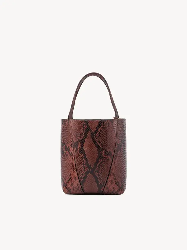 Chloé Small Spin Tote Bag - Redwood